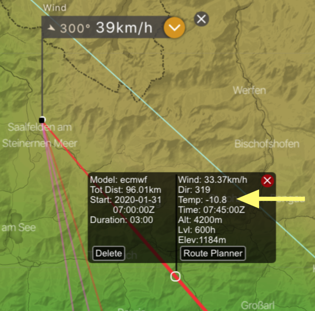 Windy Trajectory plugin updated – /dev/air